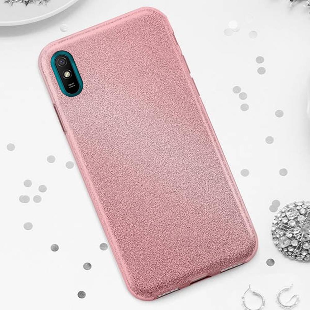 Xiaomi Redmi 9A / 9AT Telefontok - Pink Shiny tok